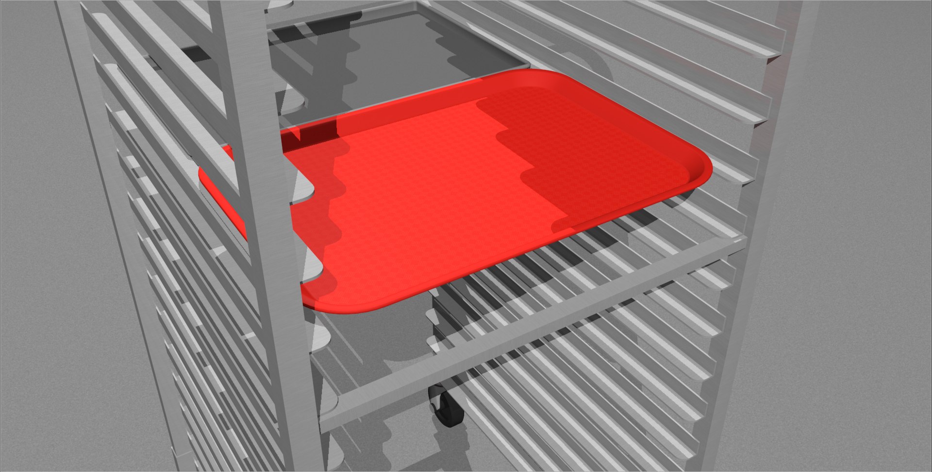 Sheet Tray Rack Style 3d C4d