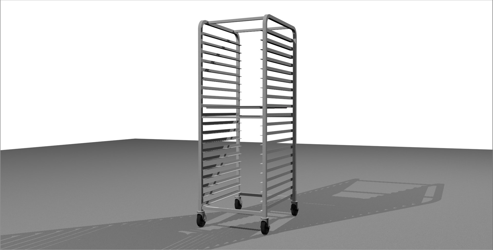 Sheet Tray Rack Style 3d C4d