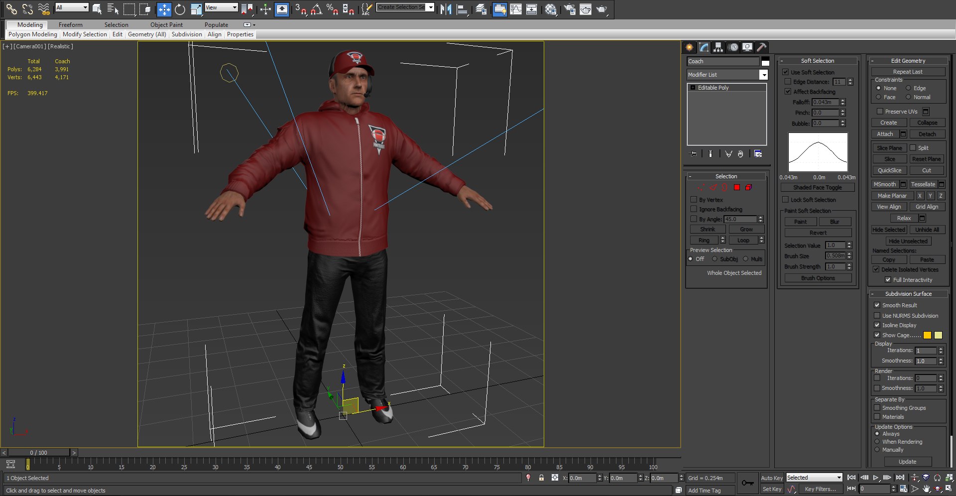 American football coach 4 model - TurboSquid 1325668