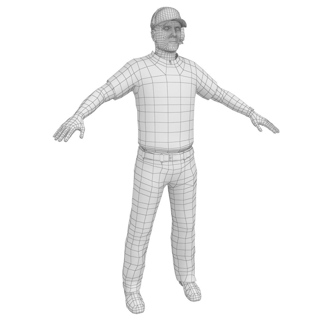 American football coach 4 model - TurboSquid 1325668
