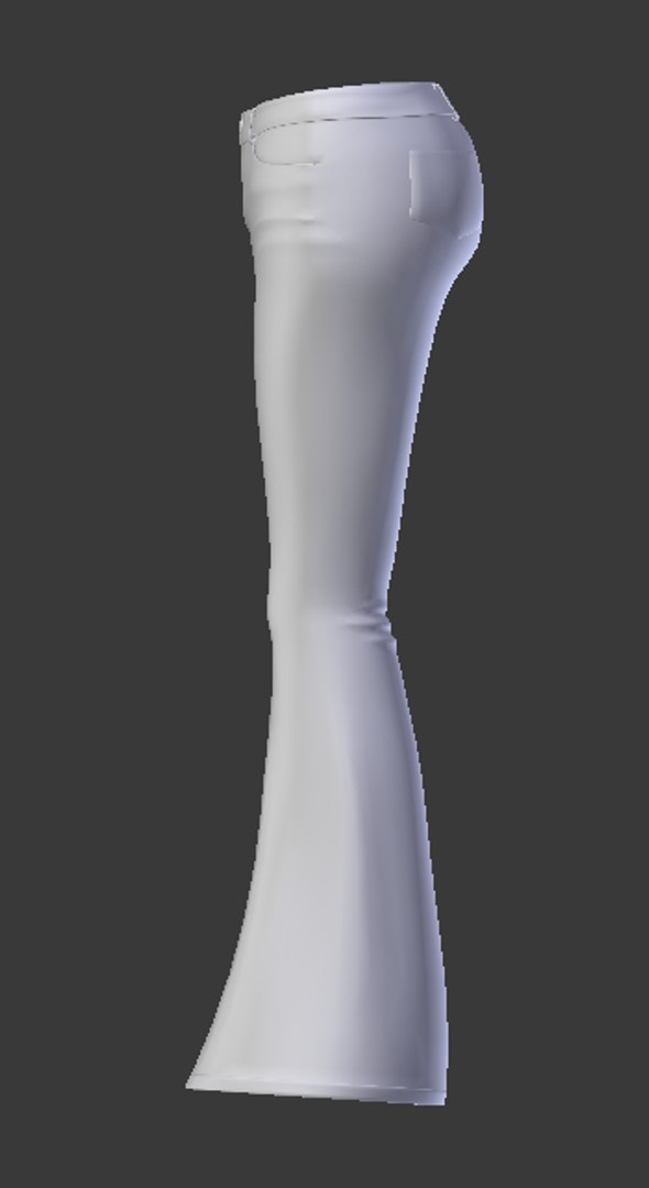 Jeans Flared 3D - TurboSquid 1172023