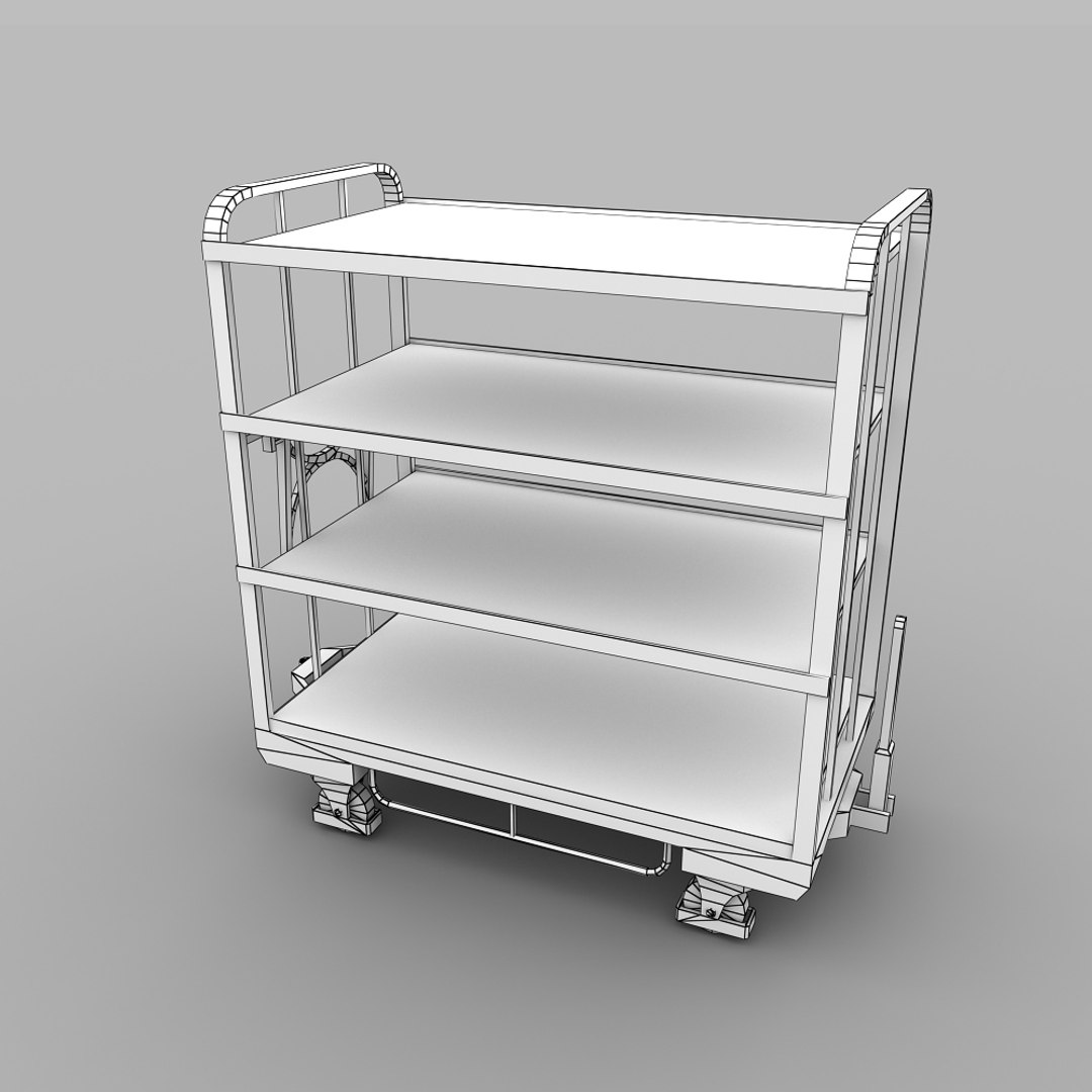3d model transport cart