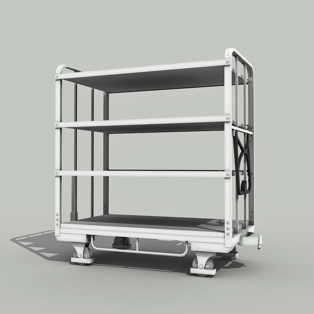 3d model transport cart