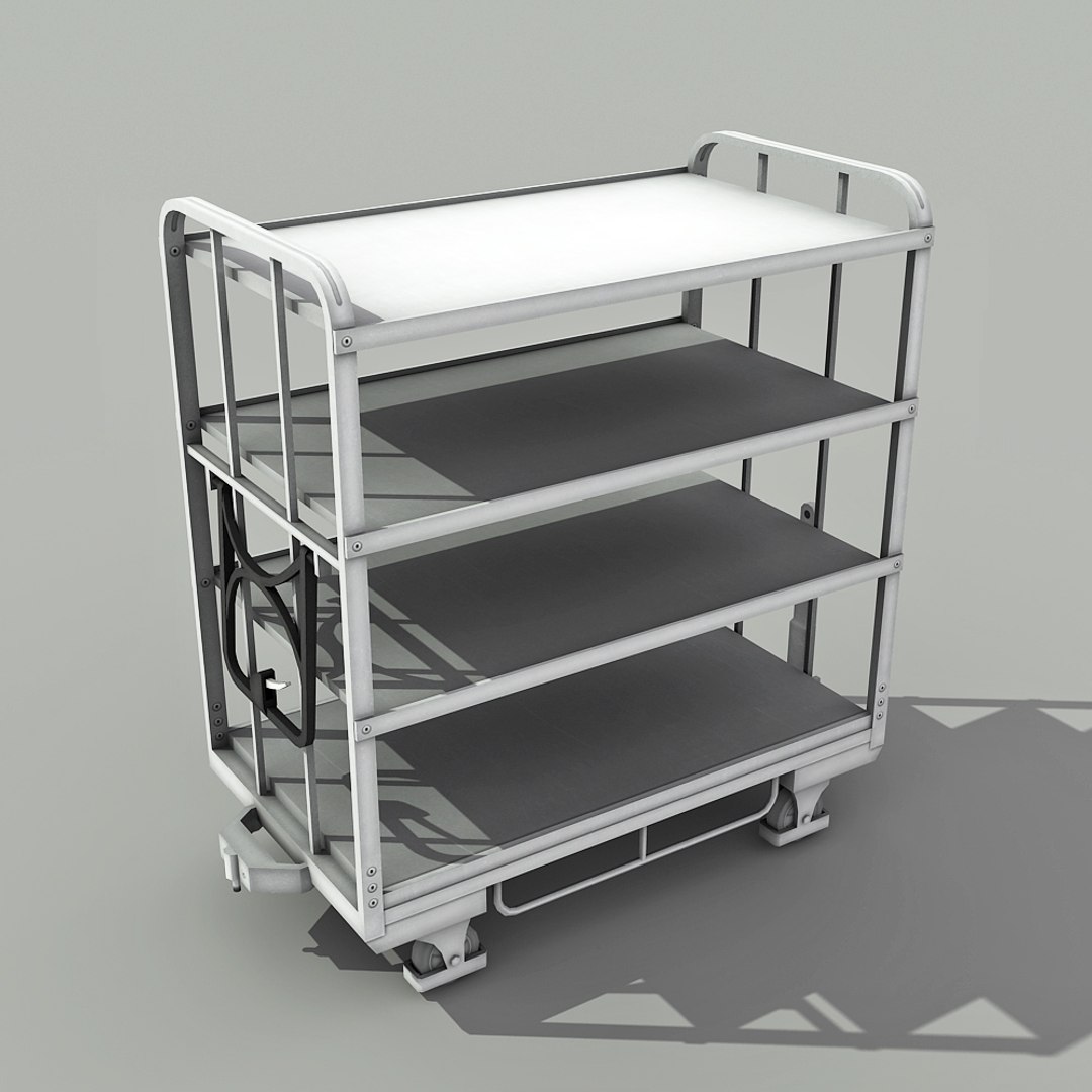 3d model transport cart