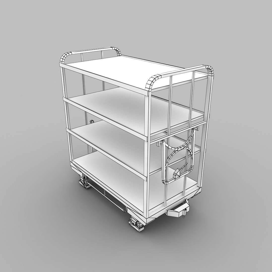 3d model transport cart