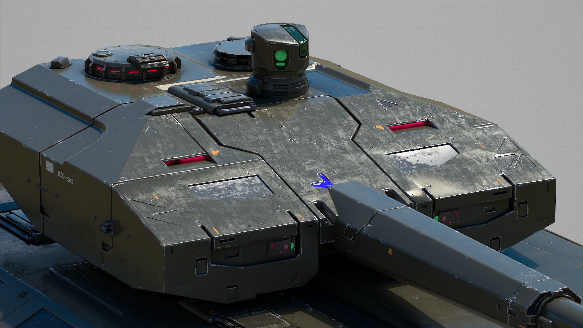 3D Next Gen MBT - TurboSquid 2254787