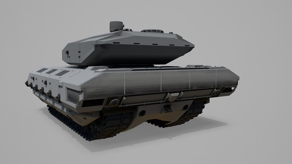 modelo 3d MBT de próxima generación - TurboSquid 2254787