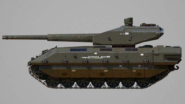 modelo 3d MBT de próxima generación - TurboSquid 2254787
