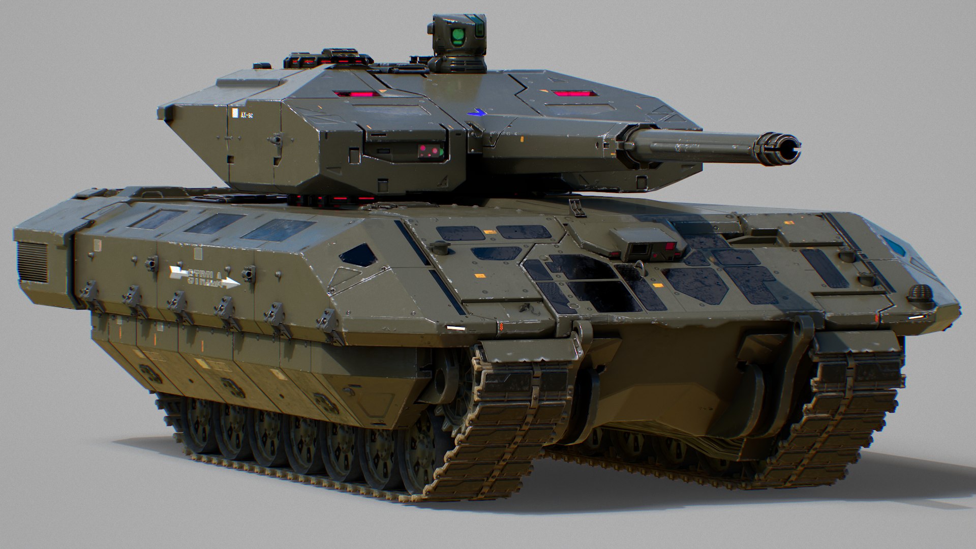 3D Next Gen MBT - TurboSquid 2254787