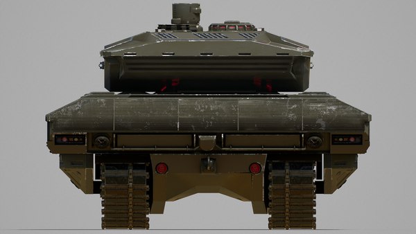 modelo 3d MBT de próxima generación - TurboSquid 2254787