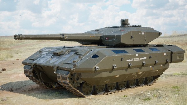 modelo 3d MBT de próxima generación - TurboSquid 2254787