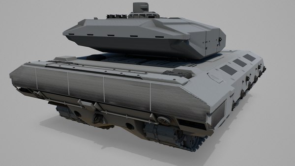 modelo 3d MBT de próxima generación - TurboSquid 2254787