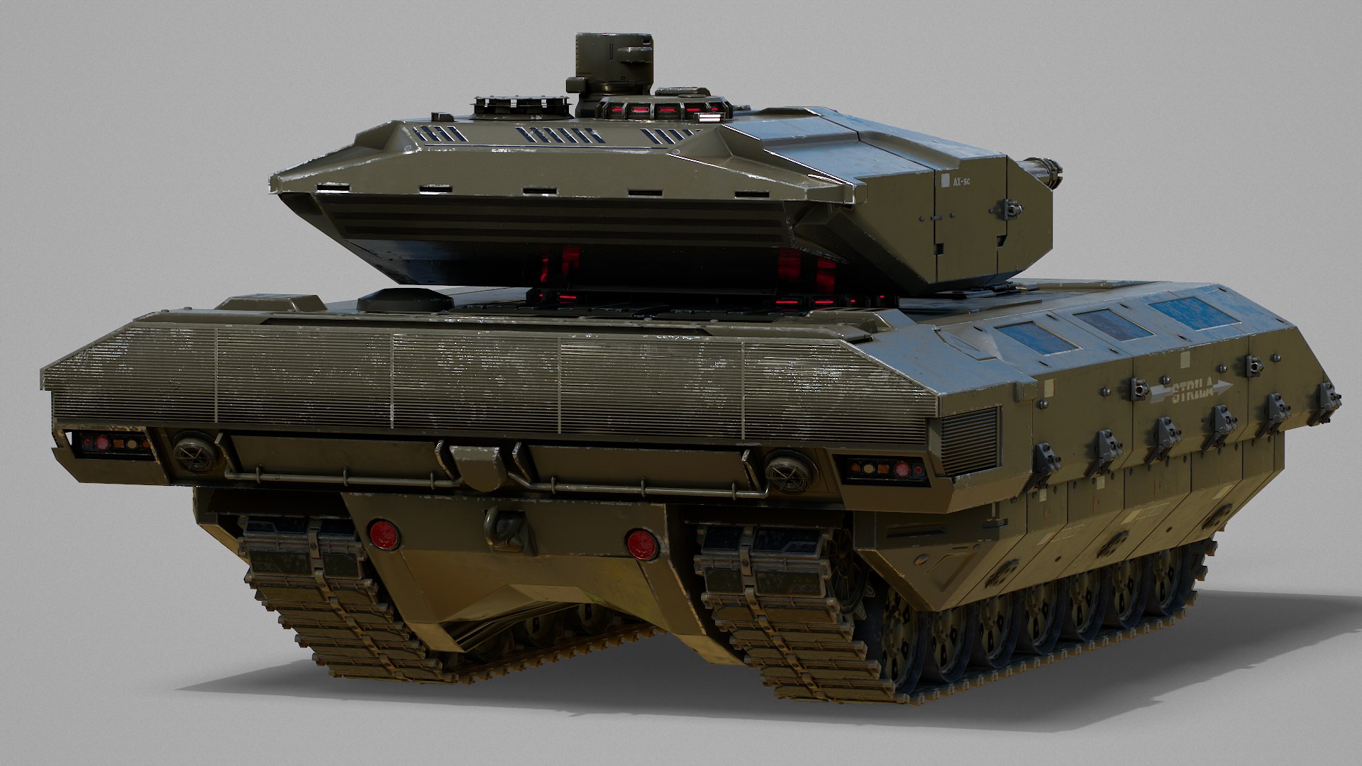 3D Next Gen MBT - TurboSquid 2254787