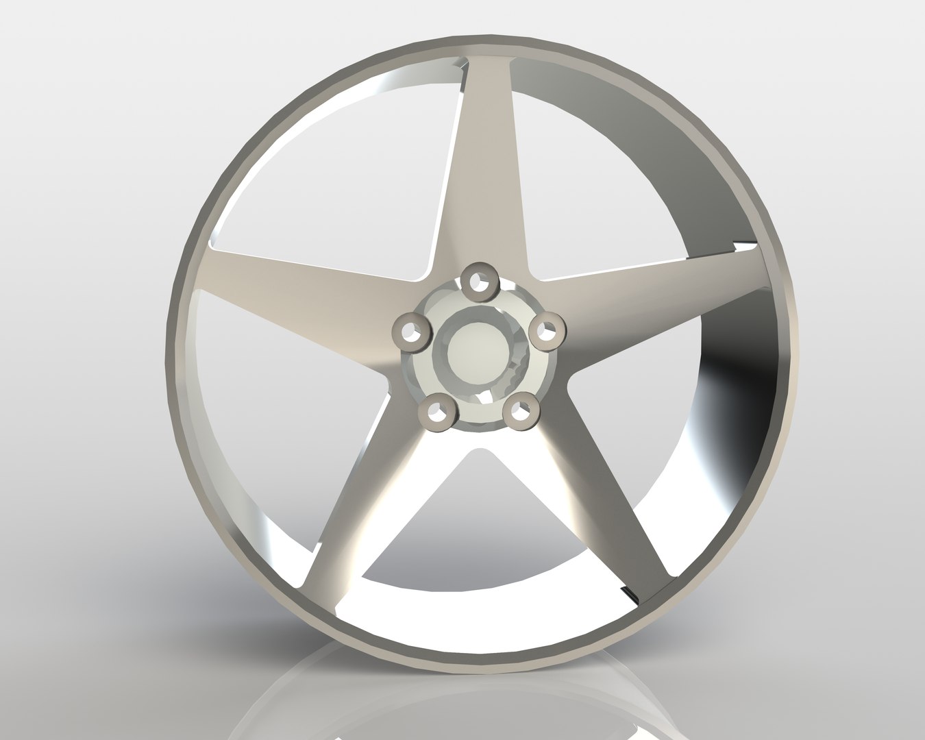 Car Rim 17 Inches 3D Model - TurboSquid 1297675