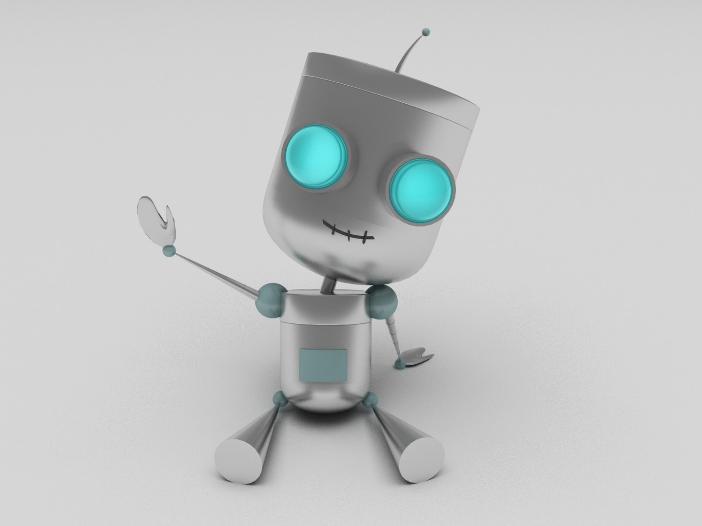 Humanoid Robot 3D Model - TurboSquid 1300481