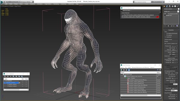 Monster creature extraterrestrial model - TurboSquid 1700695