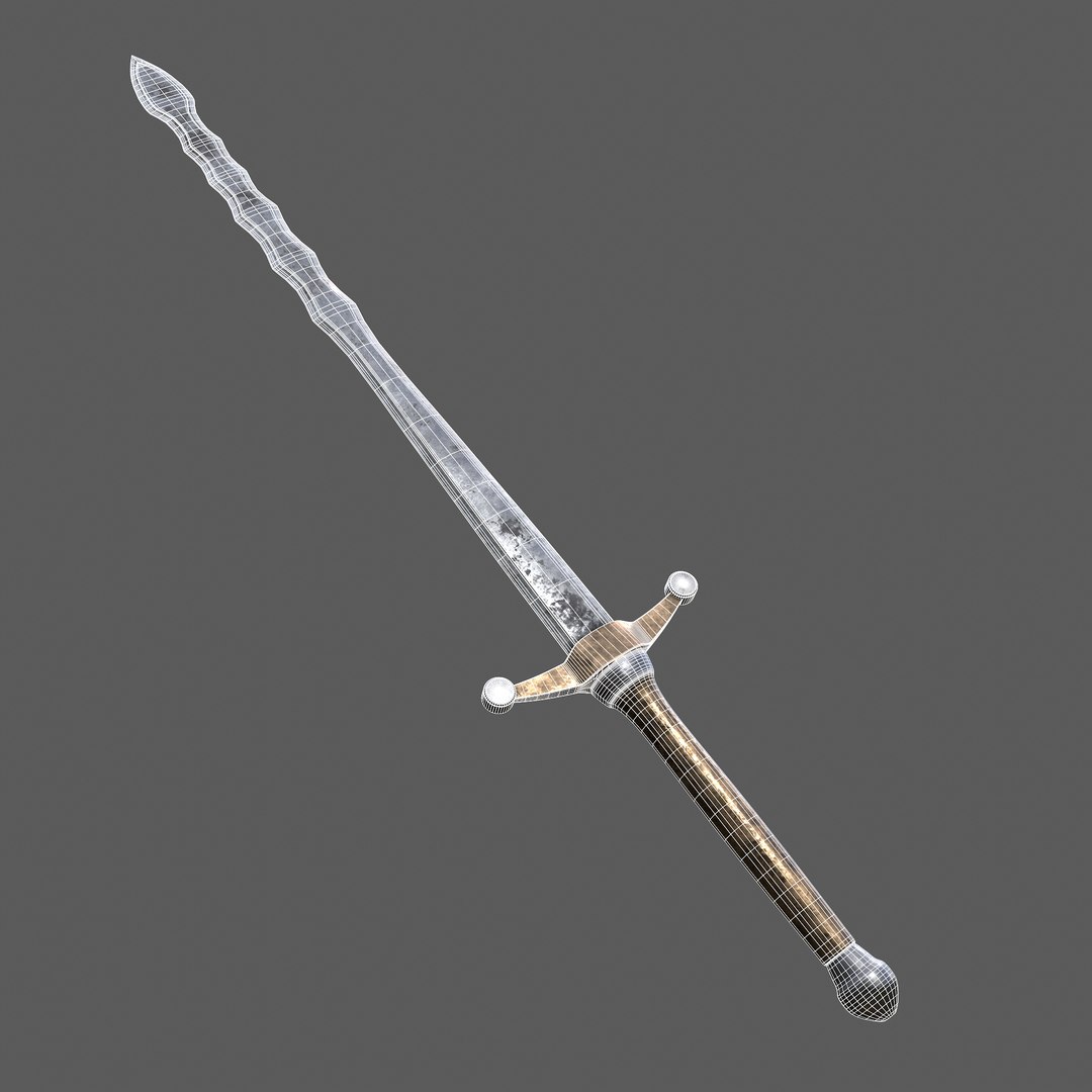 3D Starter Claymore Sword model - TurboSquid 1748284