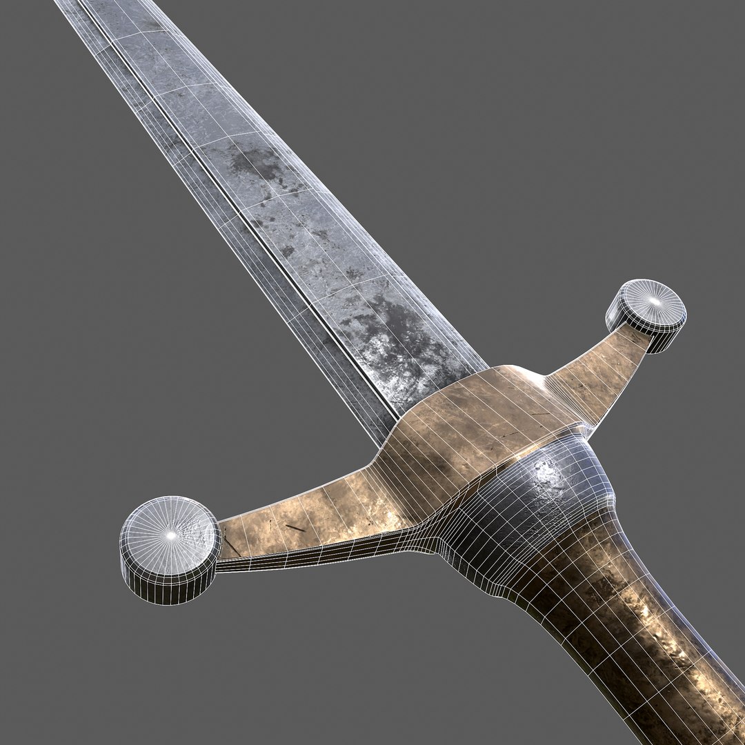 3D Starter Claymore Sword model - TurboSquid 1748284