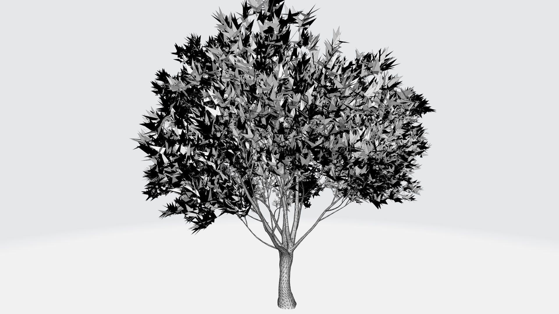 Wide canopy tree 3D model - TurboSquid 1955958