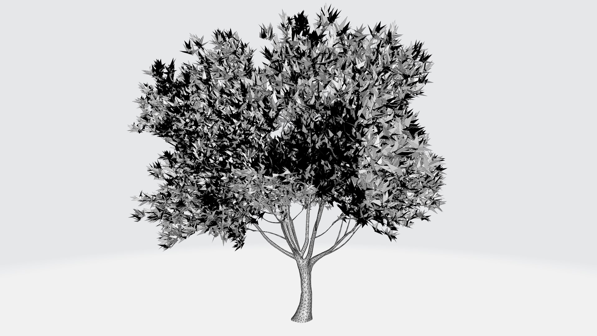Wide canopy tree 3D model - TurboSquid 1955958