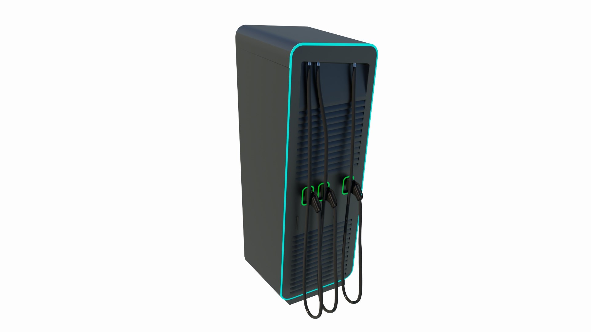 Charging Station 3D - TurboSquid 2307655