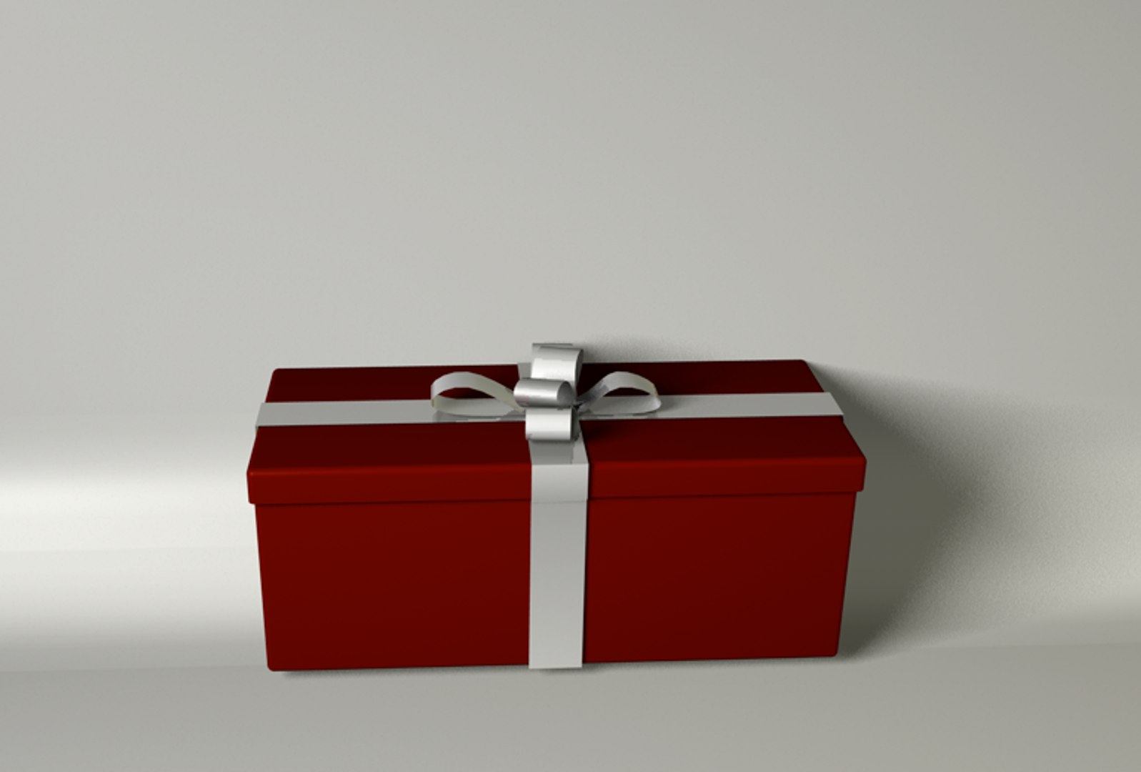 3d model box ribbons