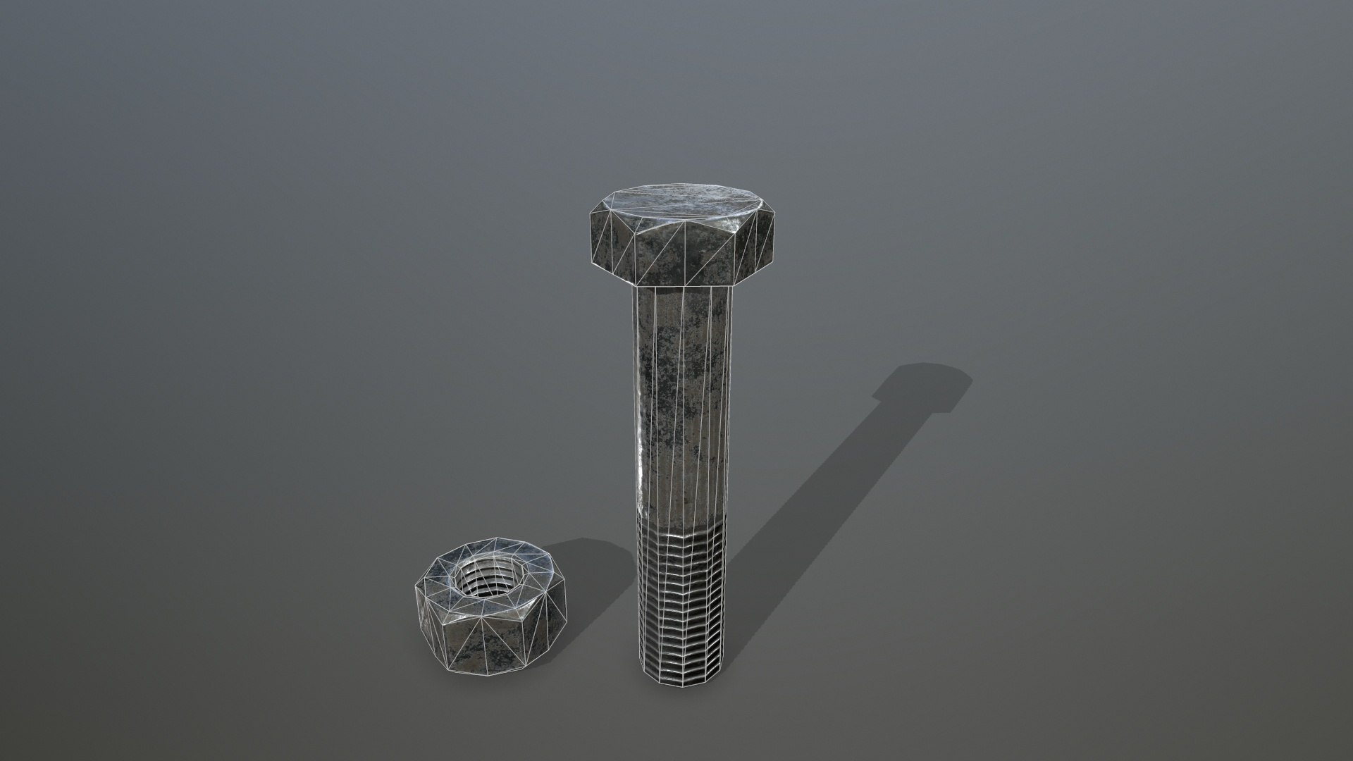 Bolts screw gib 3D model - TurboSquid 1507549