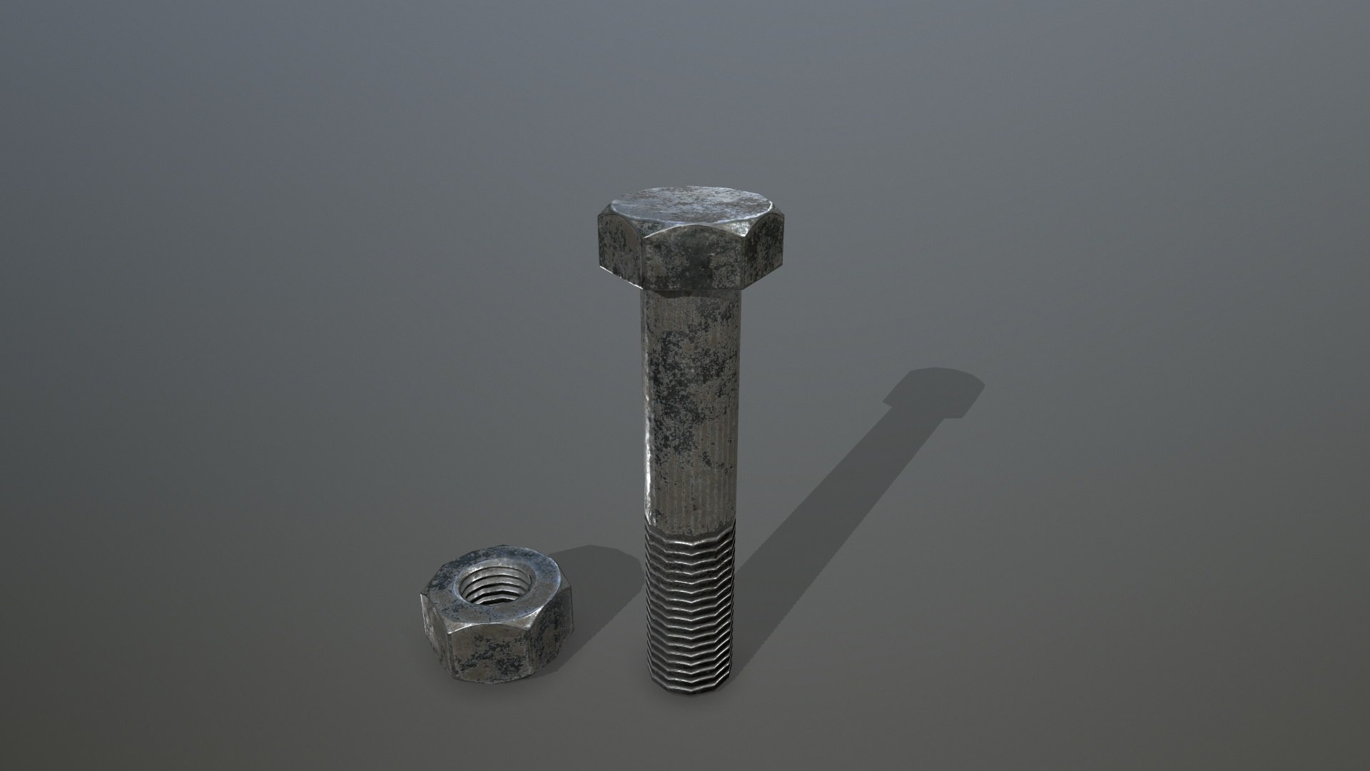 Bolts screw gib 3D model - TurboSquid 1507549