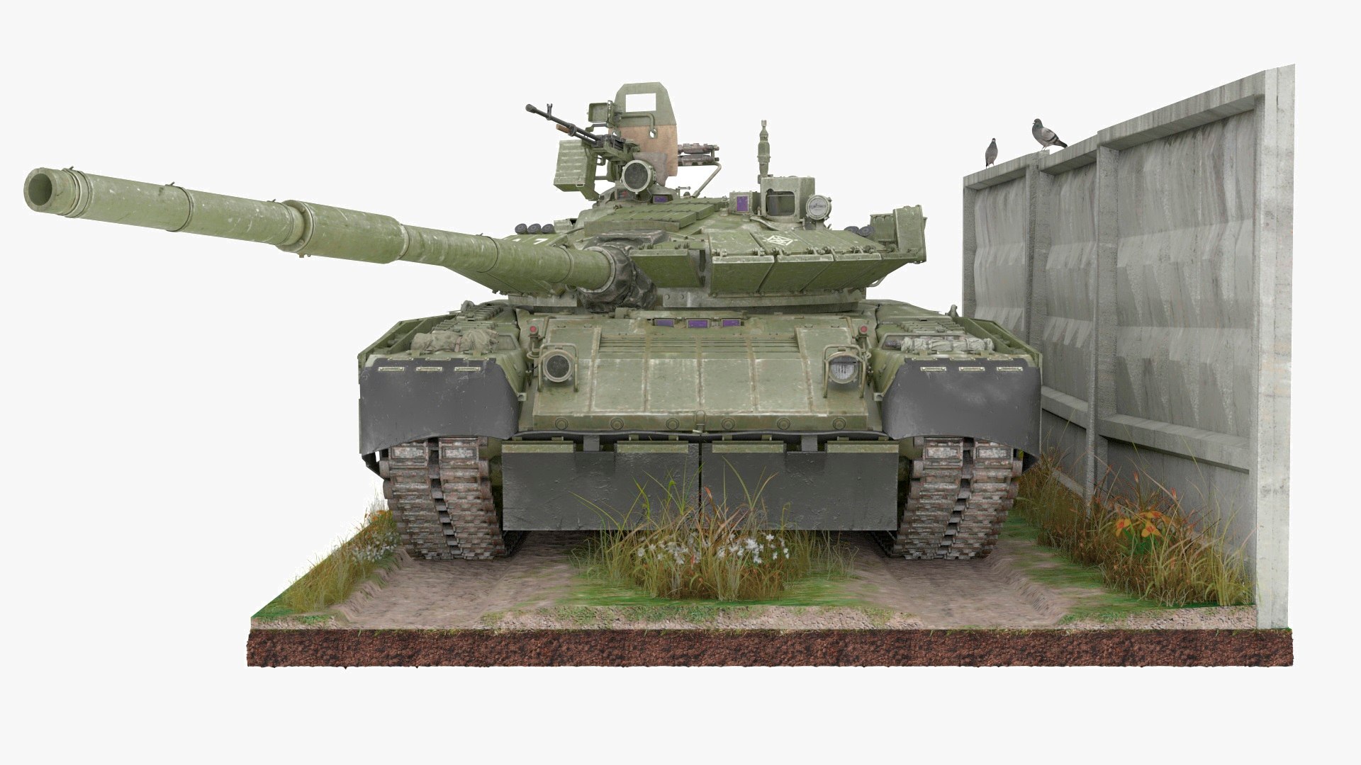 3D T-80BVM Model - TurboSquid 2257873
