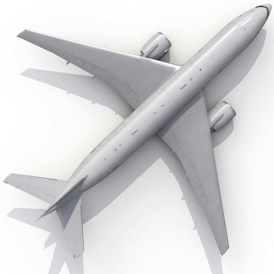 3d boeing 777-200er generic