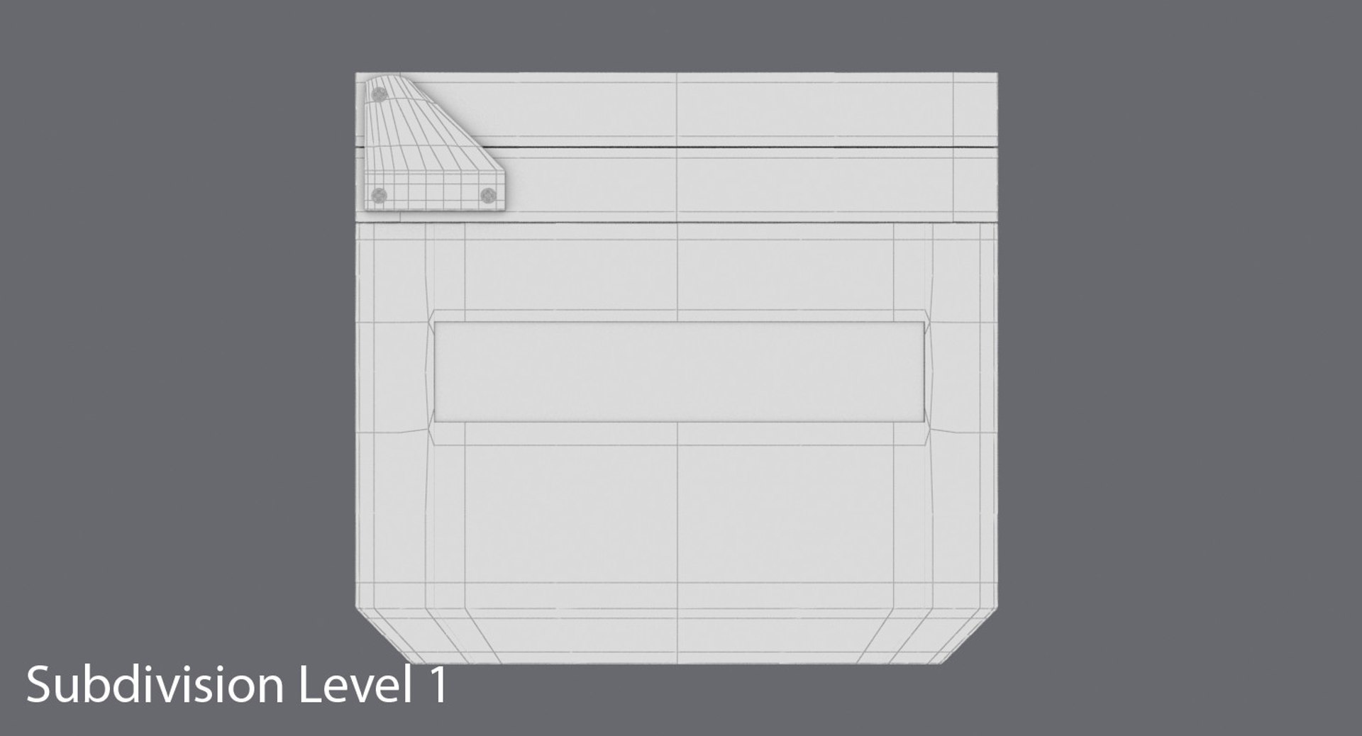 Digital Film Slate 3d Model