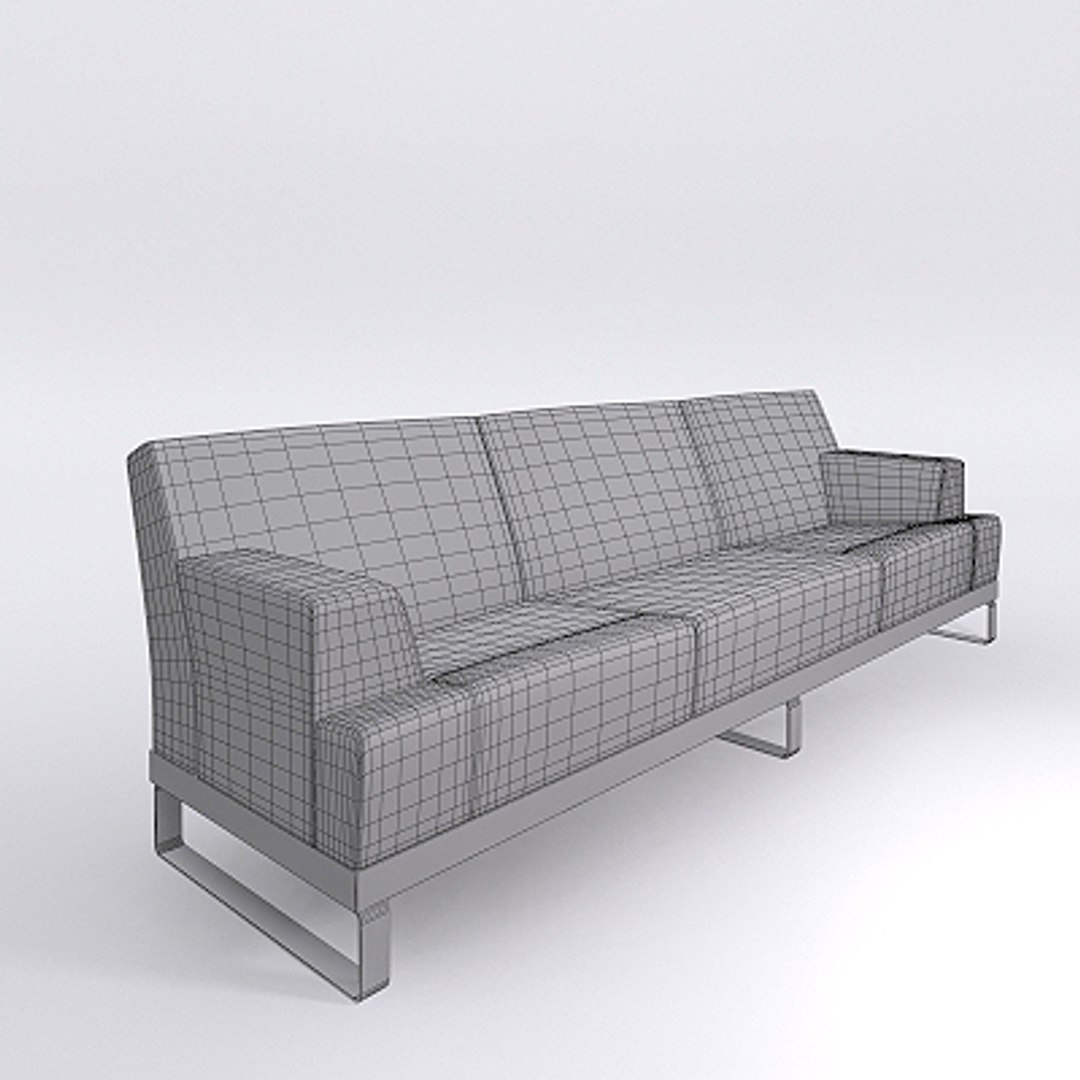 Contemporary Couch Materials 3d Model