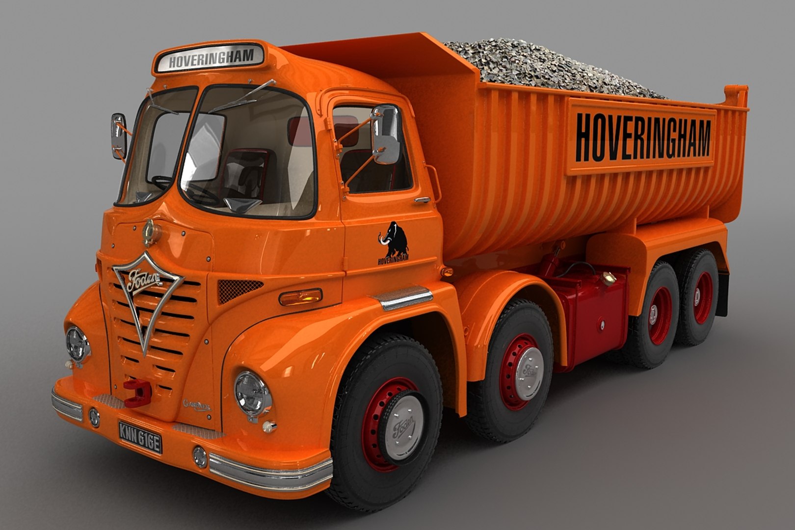 3D Foden S21 Truck 1962 - TurboSquid 1183164