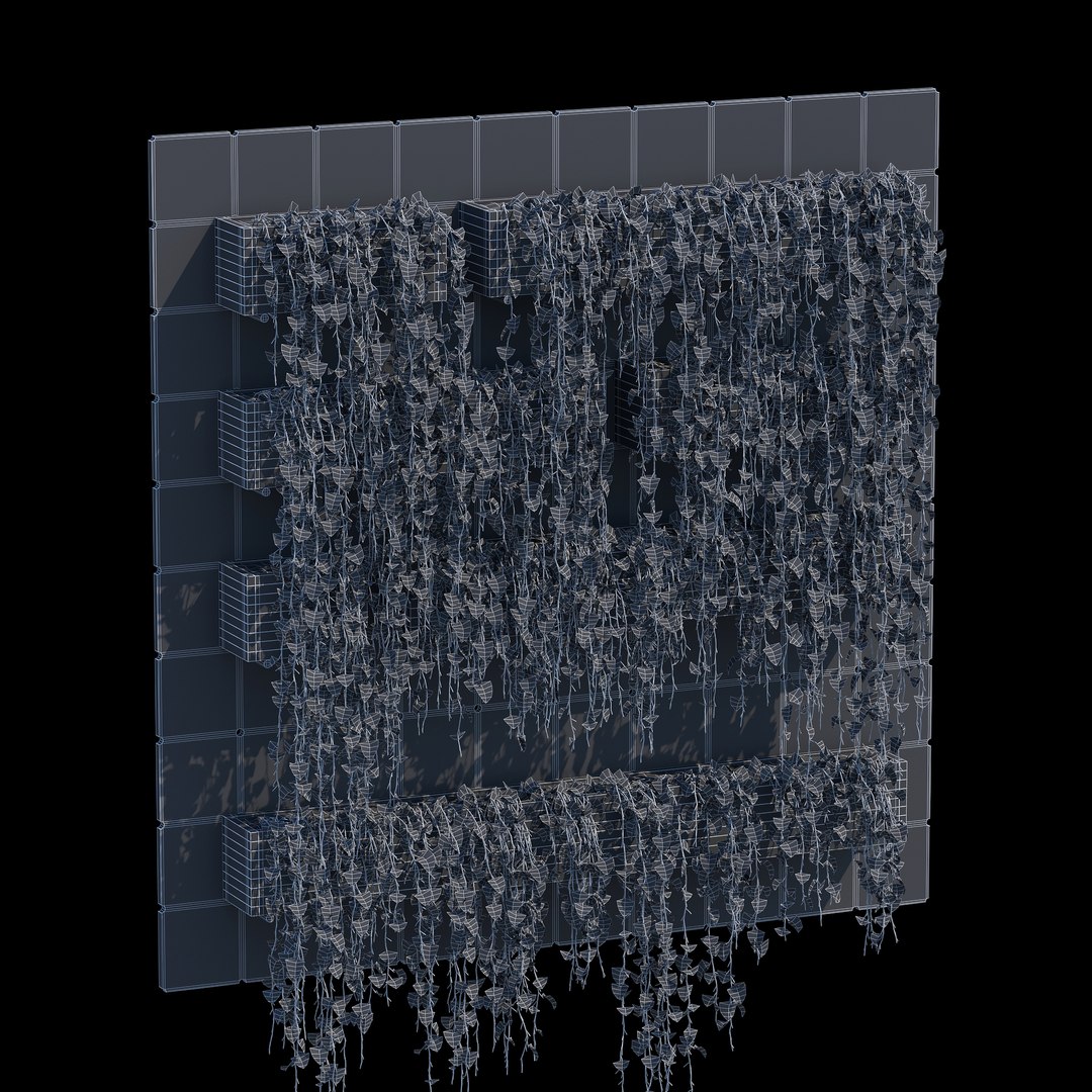 3D planter box ivy model - TurboSquid 1518284