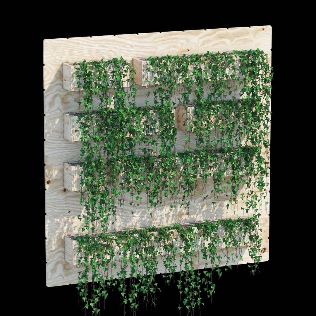 3D planter box ivy model - TurboSquid 1518284