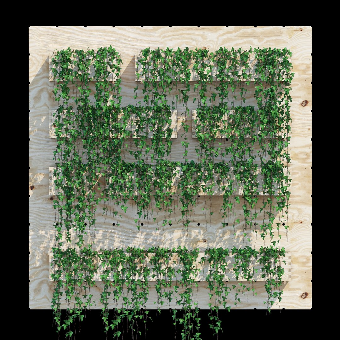 3D planter box ivy model - TurboSquid 1518284