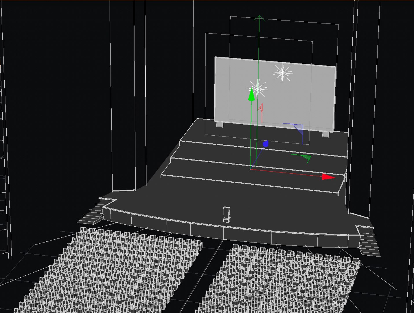 Conference Stage 3D Model - TurboSquid 1345355
