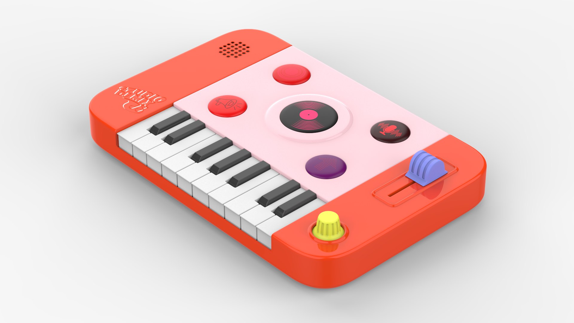 3D Model Studio DJ Piano Mix For Kid - TurboSquid 2298621