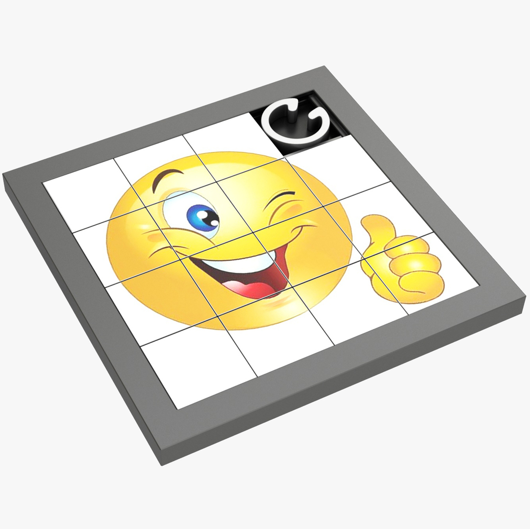 3D sliding puzzle - TurboSquid 1707757