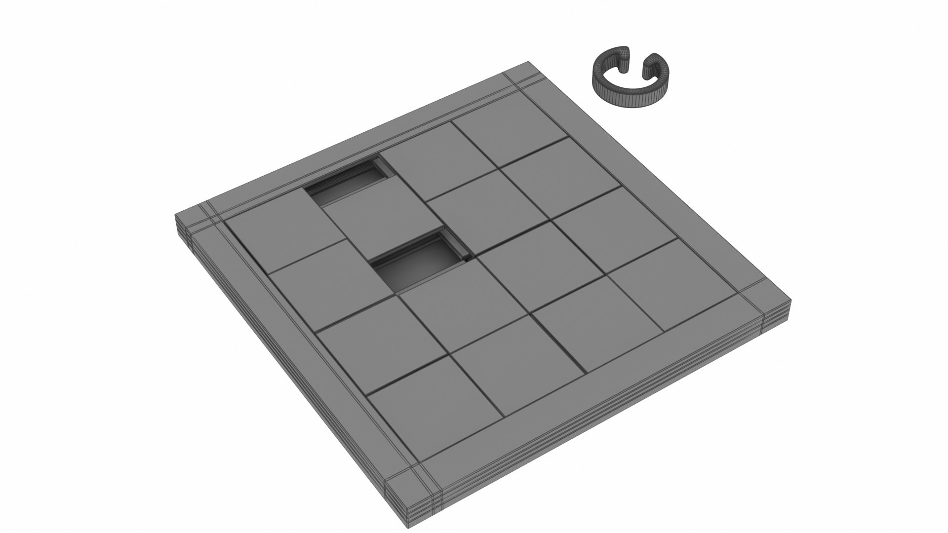 3D Sliding Puzzle - TurboSquid 1707757