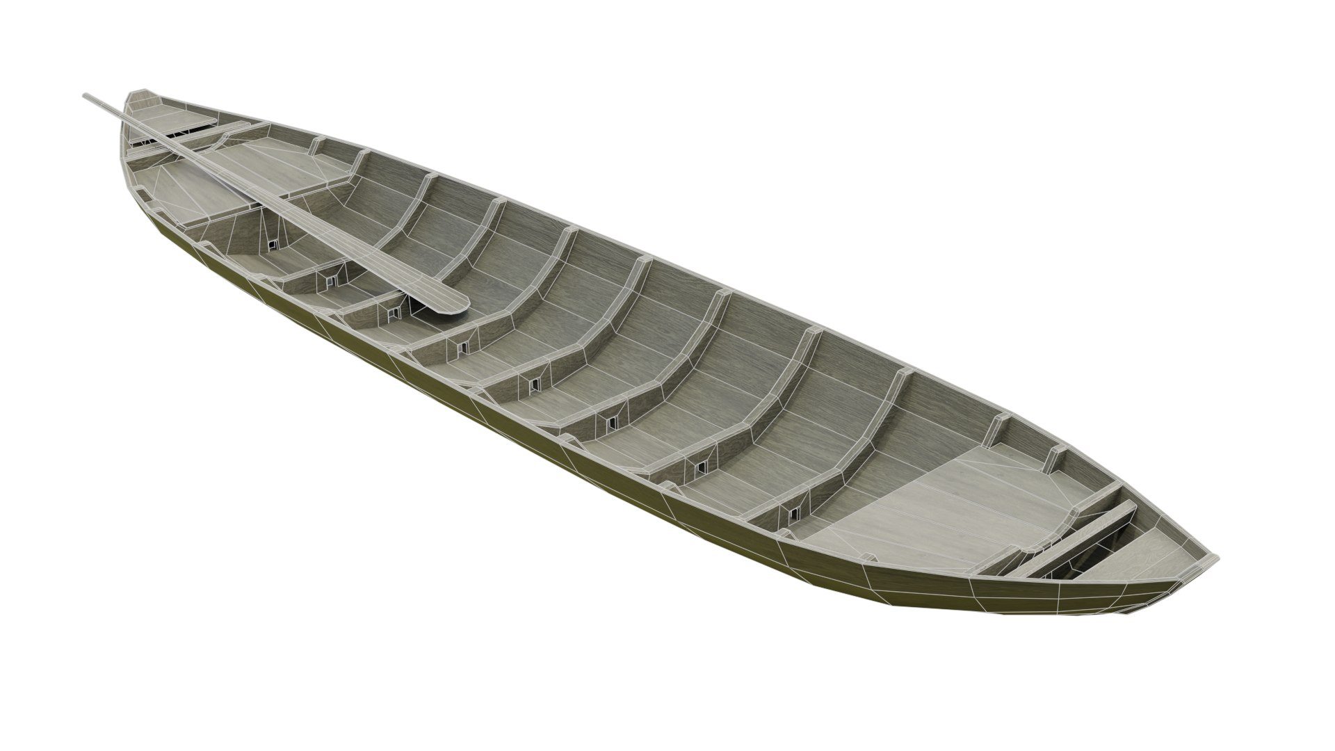 3D WOODEN BOAT - TurboSquid 1867404