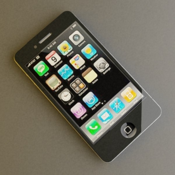 3d model phone 4 g