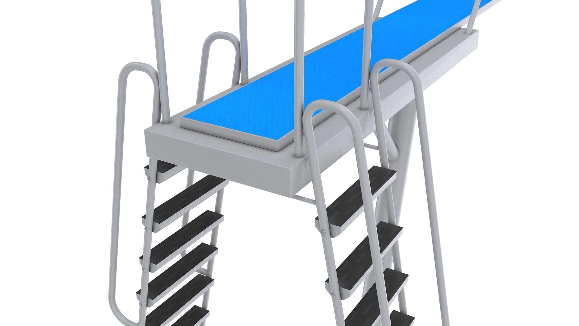 3D Pool Starting Block And Diving Board - TurboSquid 2294103