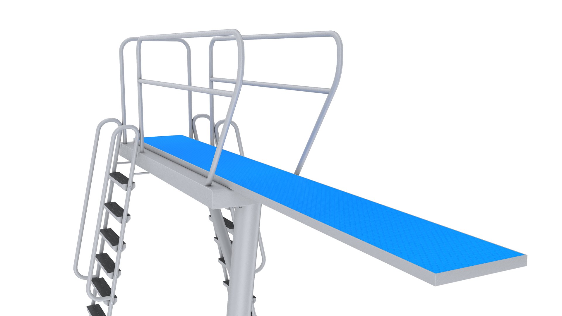 3D Pool Starting Block And Diving Board - TurboSquid 2294103