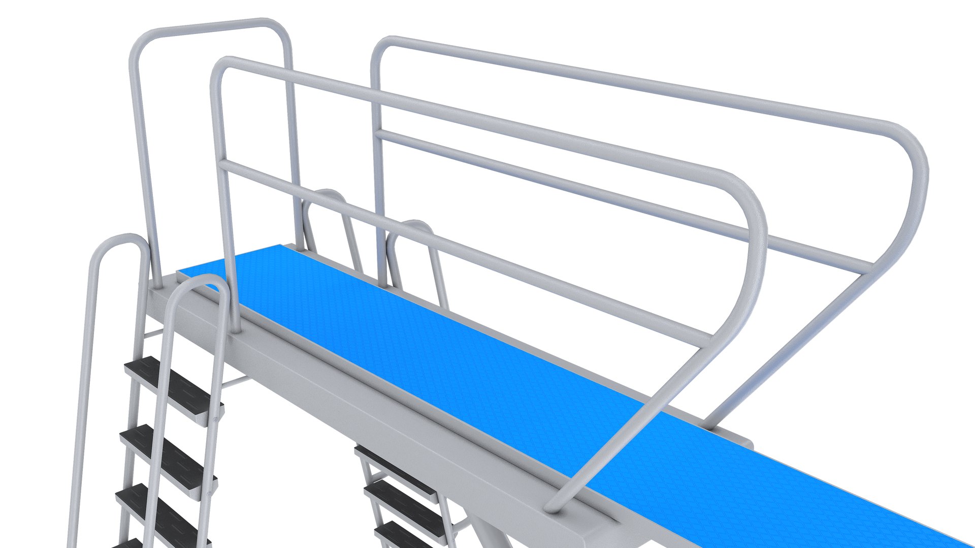 3D Pool Starting Block And Diving Board - TurboSquid 2294103