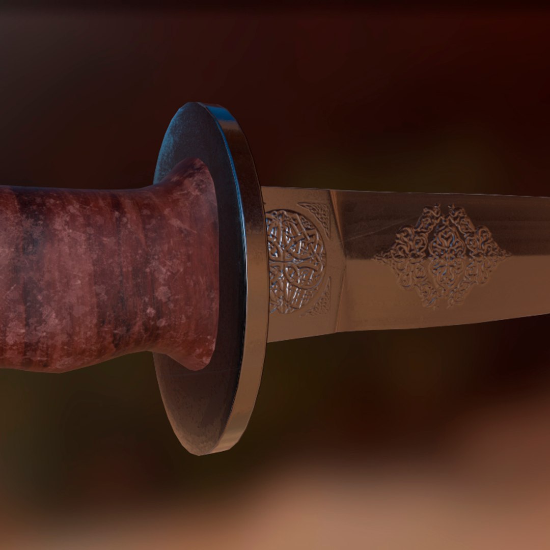 knife corvo 3d model