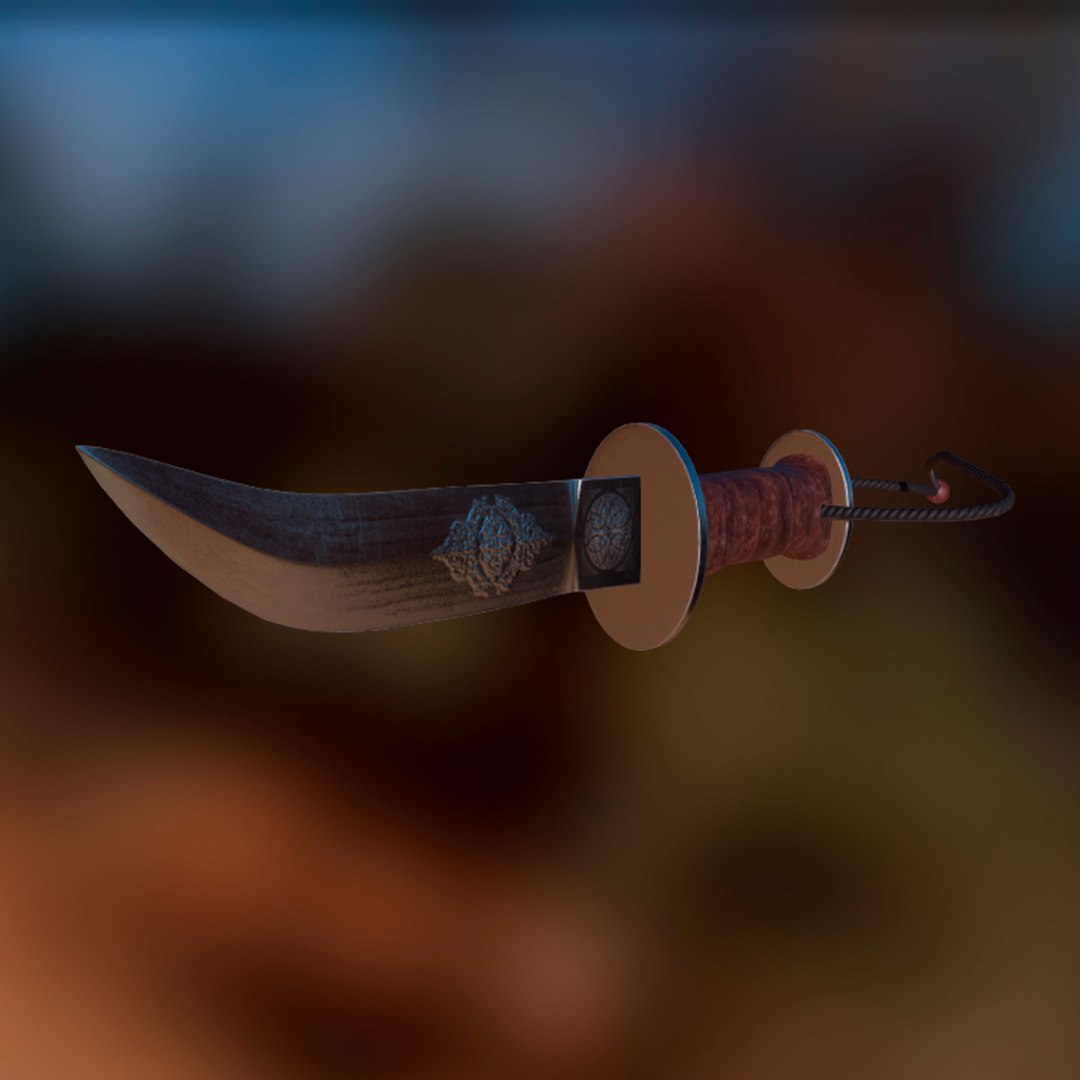 knife corvo 3d model
