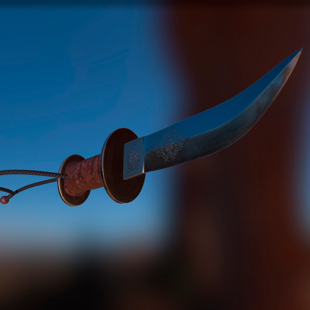 knife corvo 3d model