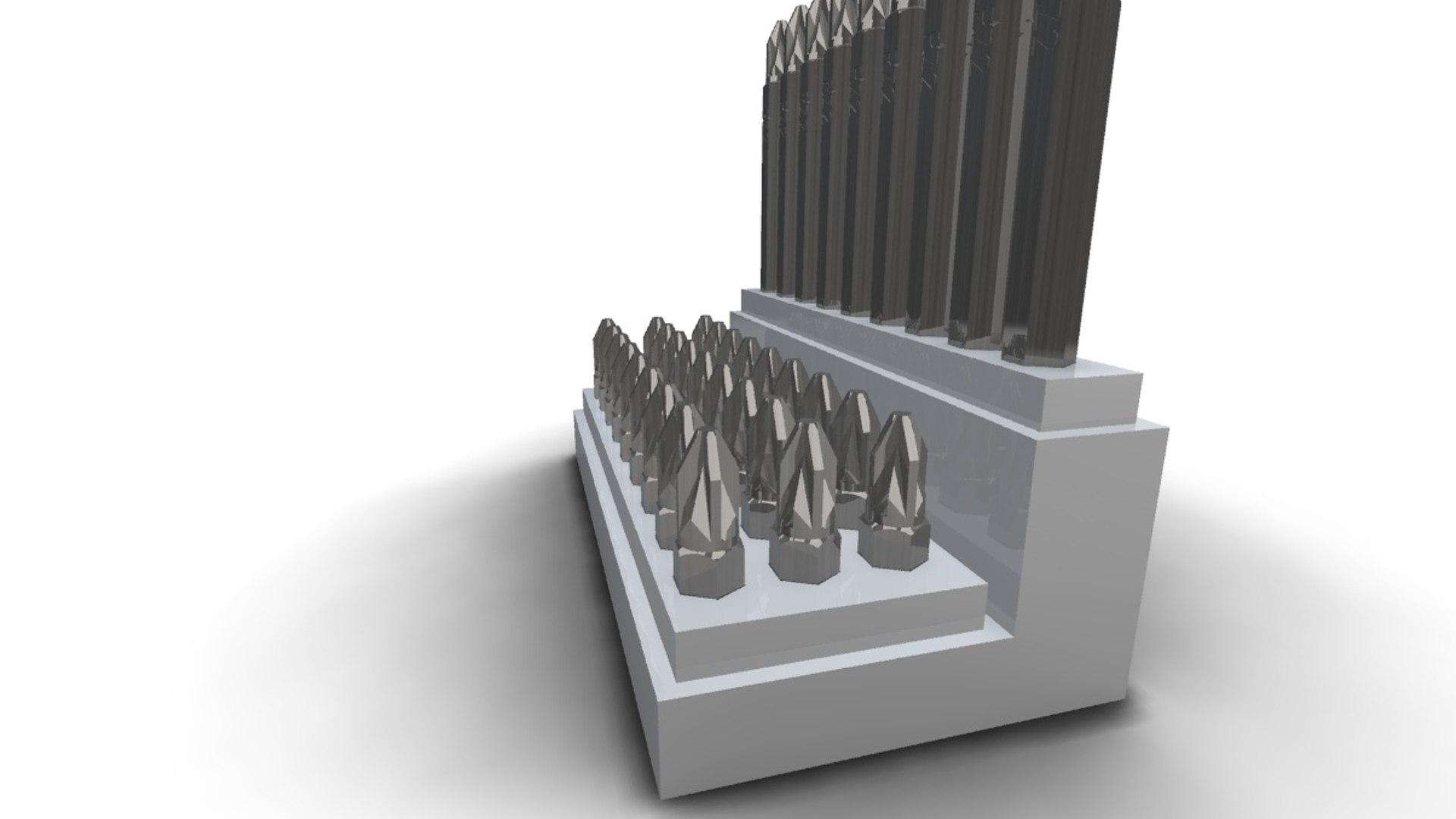 3D Model Of A Stand For Bits 3D - TurboSquid 2010578