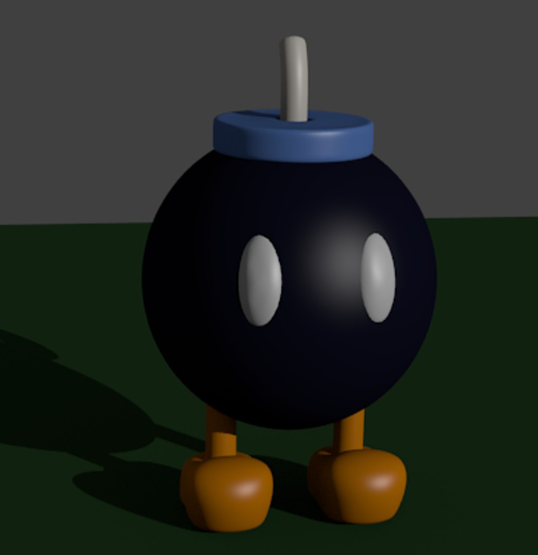 Bob-omb Mario 3d Model